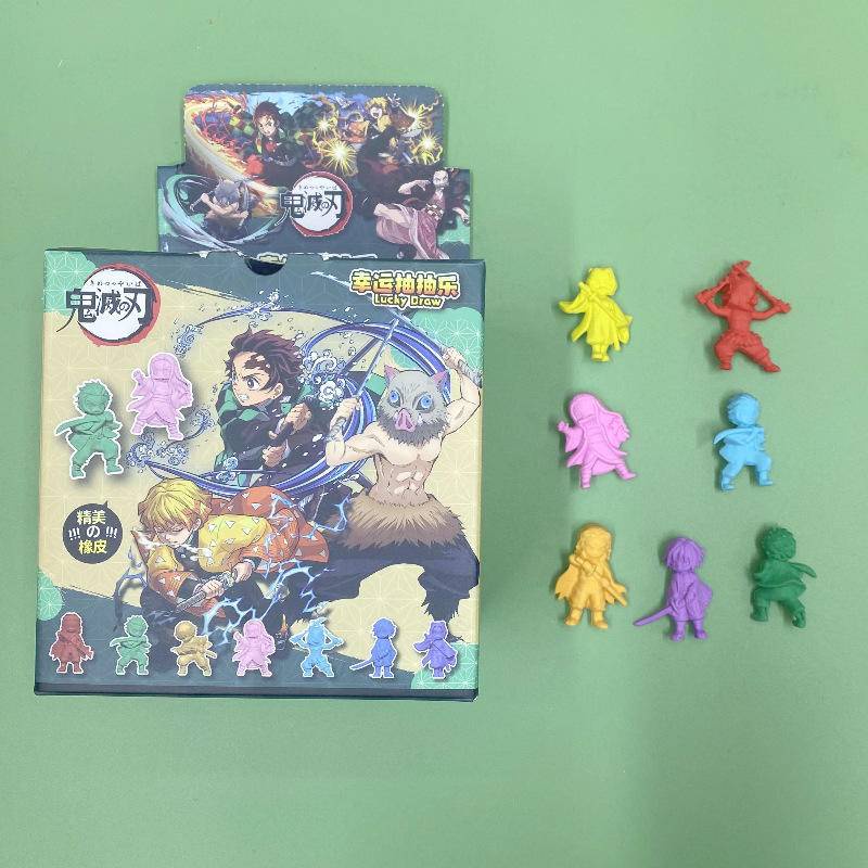 1 Pack Anime Demon Slayer Kimetsu No Yaiba Kamado Erasers Cute Tanjirou ...