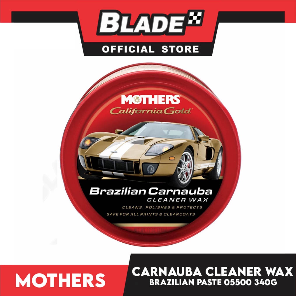 Mothers 05500 Brazilian Carnauba Cleaner Wax Paste 340g | Shopee ...