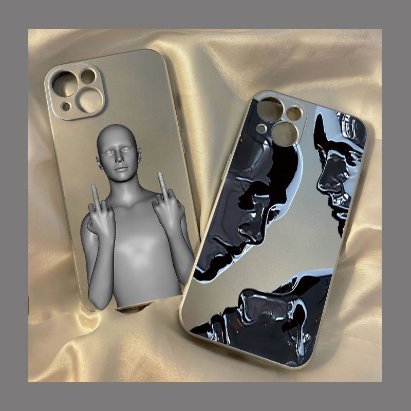 Robot Apple 14/13/12/11pro Phone Case IPhone8/7/6Plus Electroplated ...