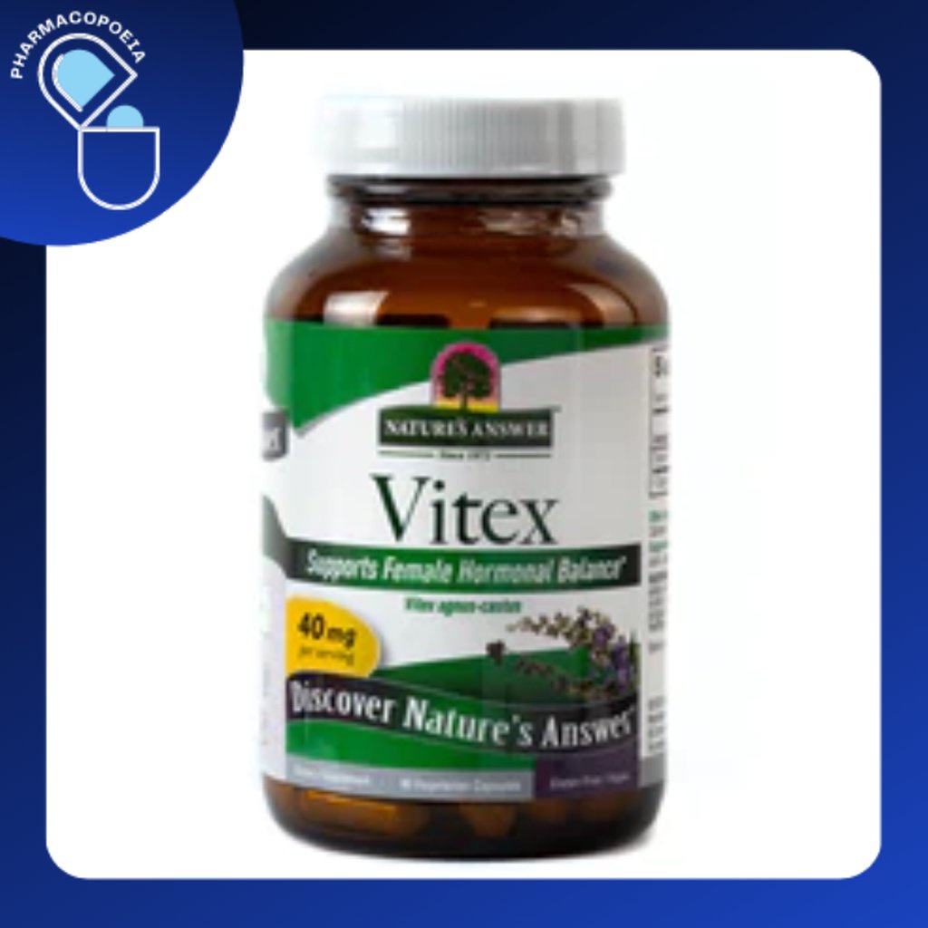 Pharmacopoeia | Nature's Answer Vitex/Chaste Tree Berry 40mg 90 ...