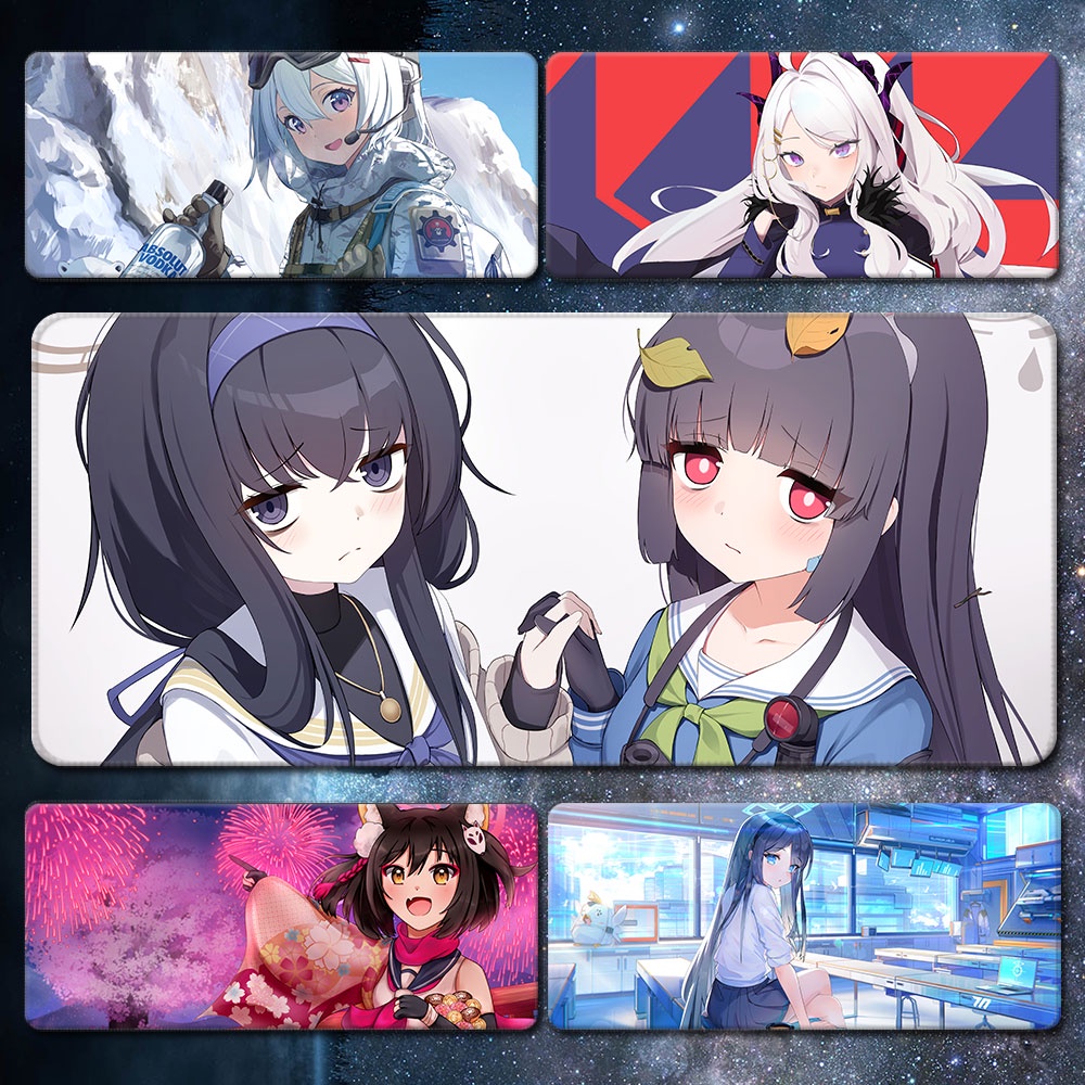Blue Archive Oversized Mouse Pad Non-Slip Two-Dimensional Gaming Desk ...