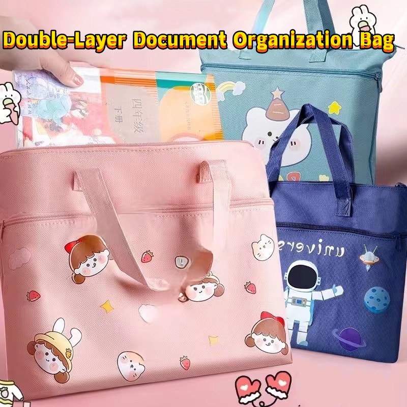 Folder Large-capacity Portable Document Bag Storage Folder File ...