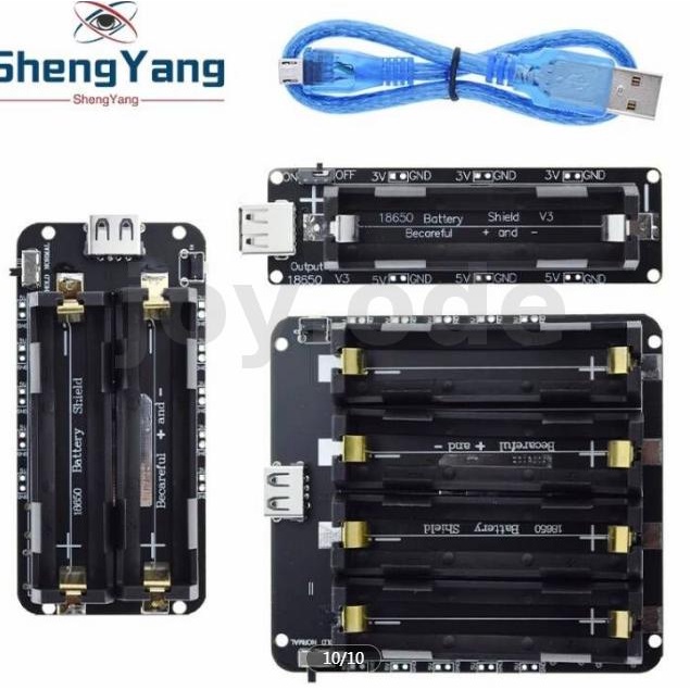 ESP32 18650 Lithium Battery Charging Shield 1/2/4 Way Mobile Power ...