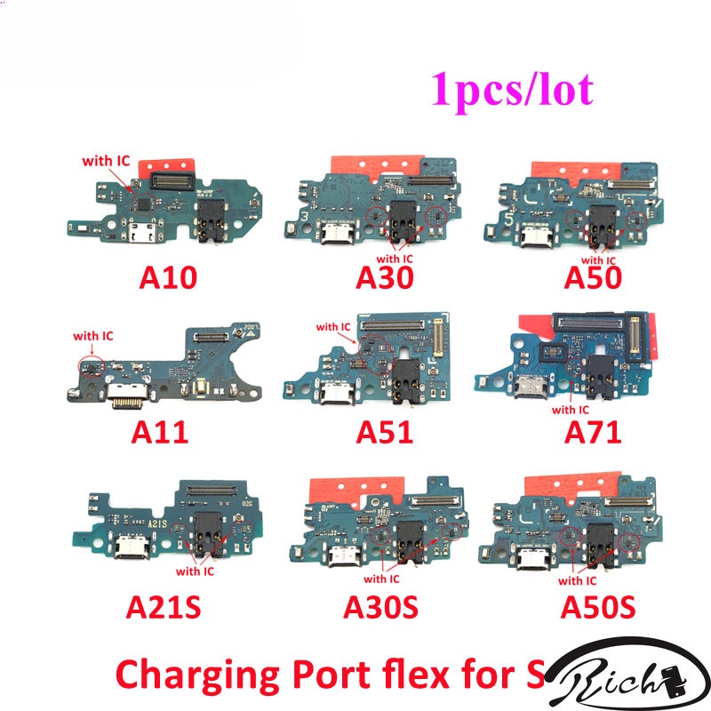 For Samsung A10 A20 A30 A50 A70 A01 A11 A31 A51 A71 A21S A50S USB ...