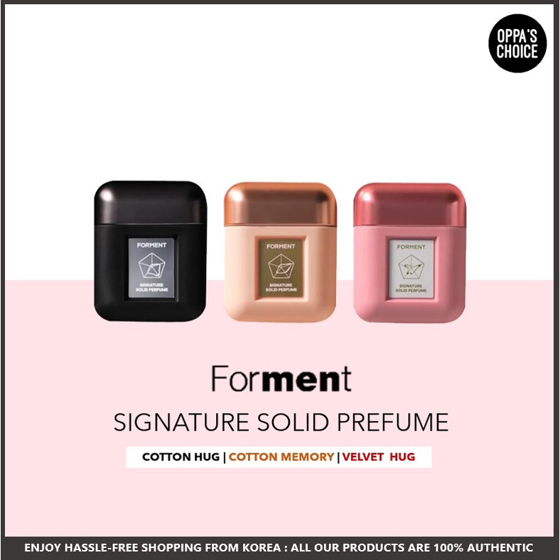 FORMENT SIGNATURE SOLID PERFUME 30ML | Shopee Philippines