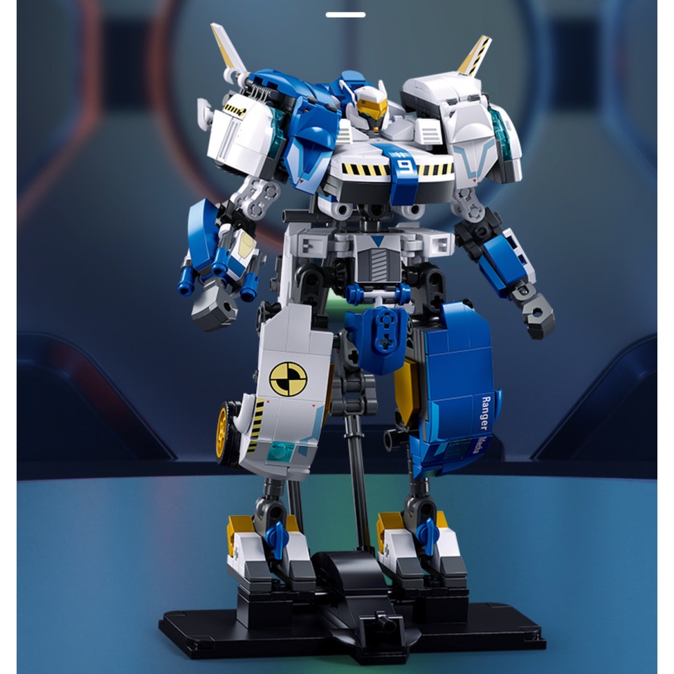 Mytopshop 524PCS MOC Ranger Mecha Warrior Transformer Figure Model ...