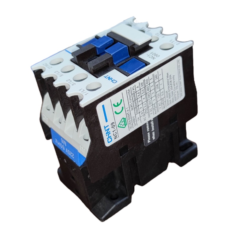 CHINT Magnetic Contactor 25A 220V 1NC - NC1-0901 | Shopee Philippines