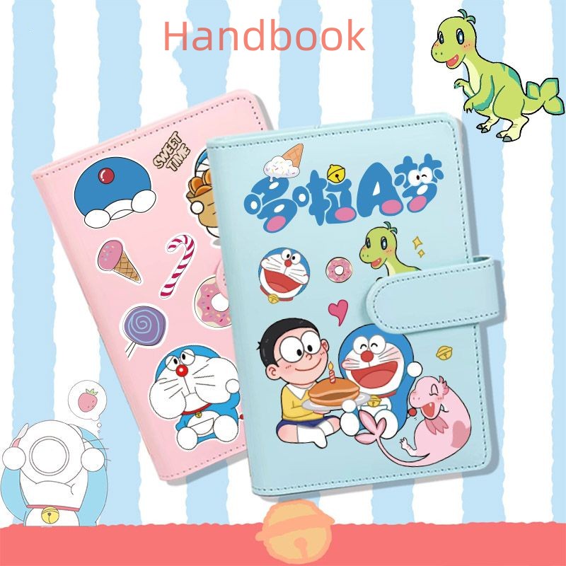 Doraemon Merchandise Tinkerbell Cat Blue Fatty Notebook Handbook High ...