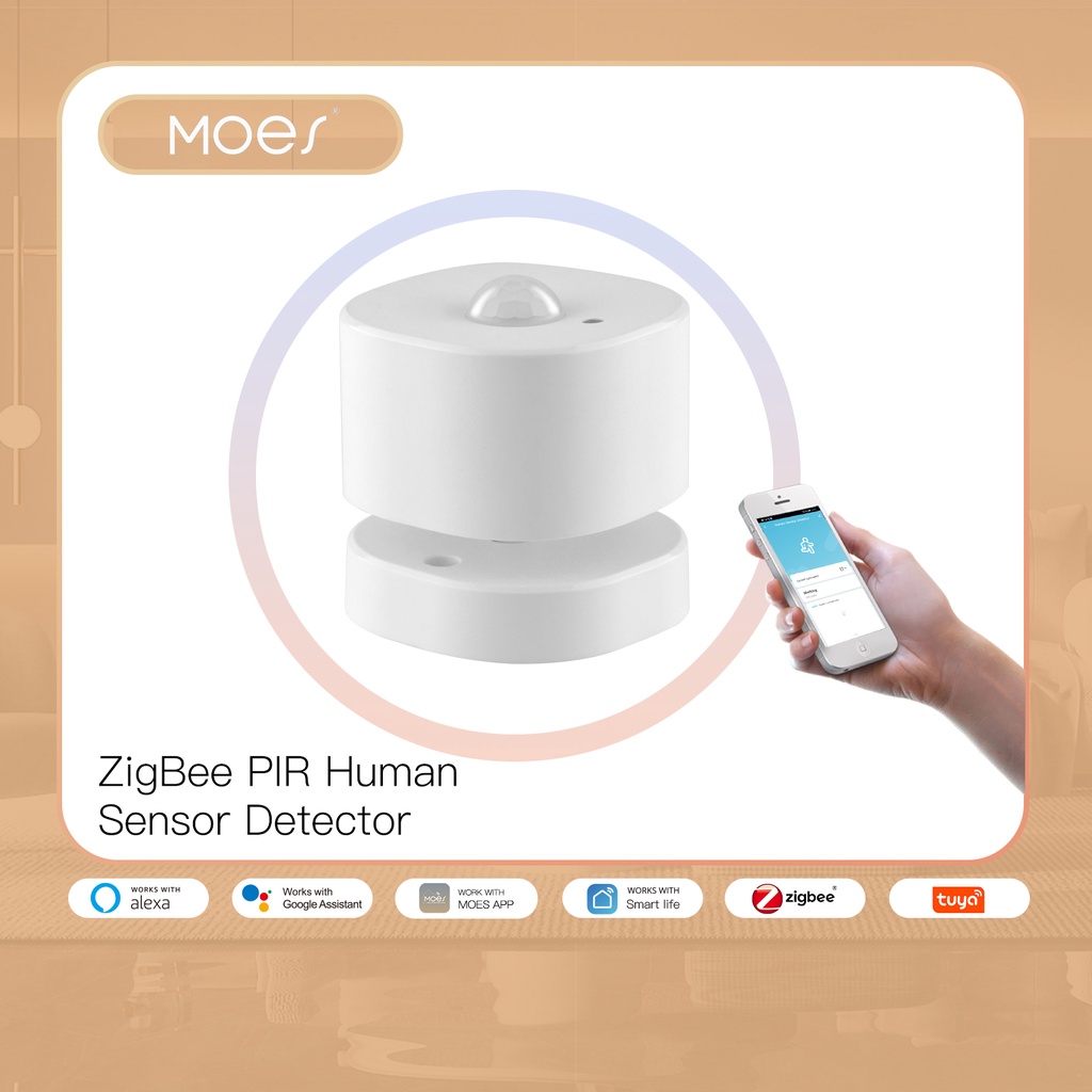 ZigBee PIR Motion Sensor Human Sensor Detector Smart Life Tuya App Control Intelligent Linkage ...