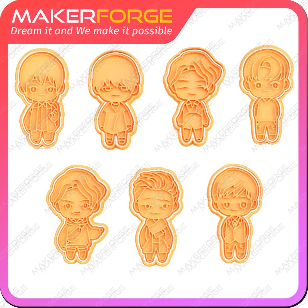 TinyTan BTS Cookie Cutter Fondant Cutter Clay Cutter Collection | BTS ...