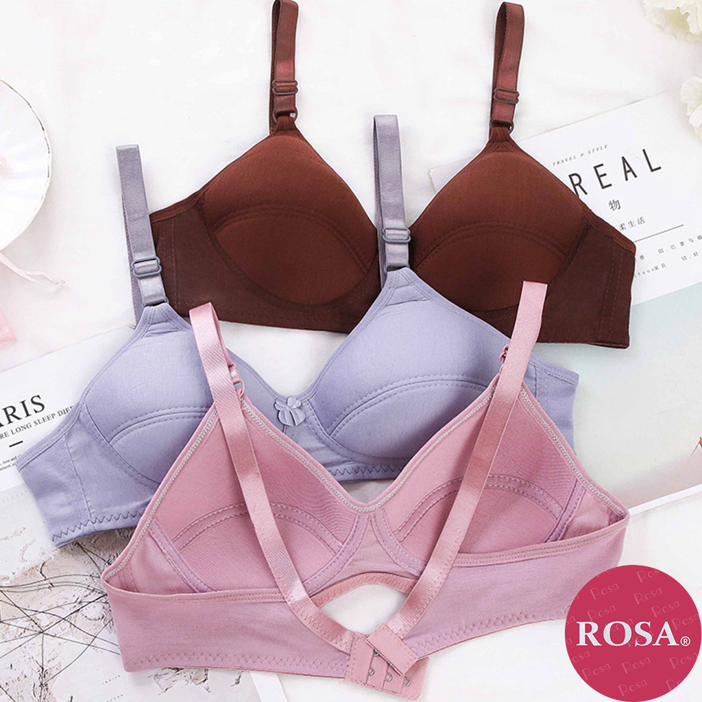 Women Bra Wireless Brassiere Push Up Breathable Bras Size 34-36-38-40 ...