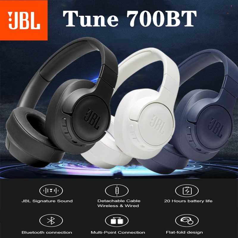 JBL TUNE 700BT T700 Wireless Bluetooth Headphones Noise Cancelling ...