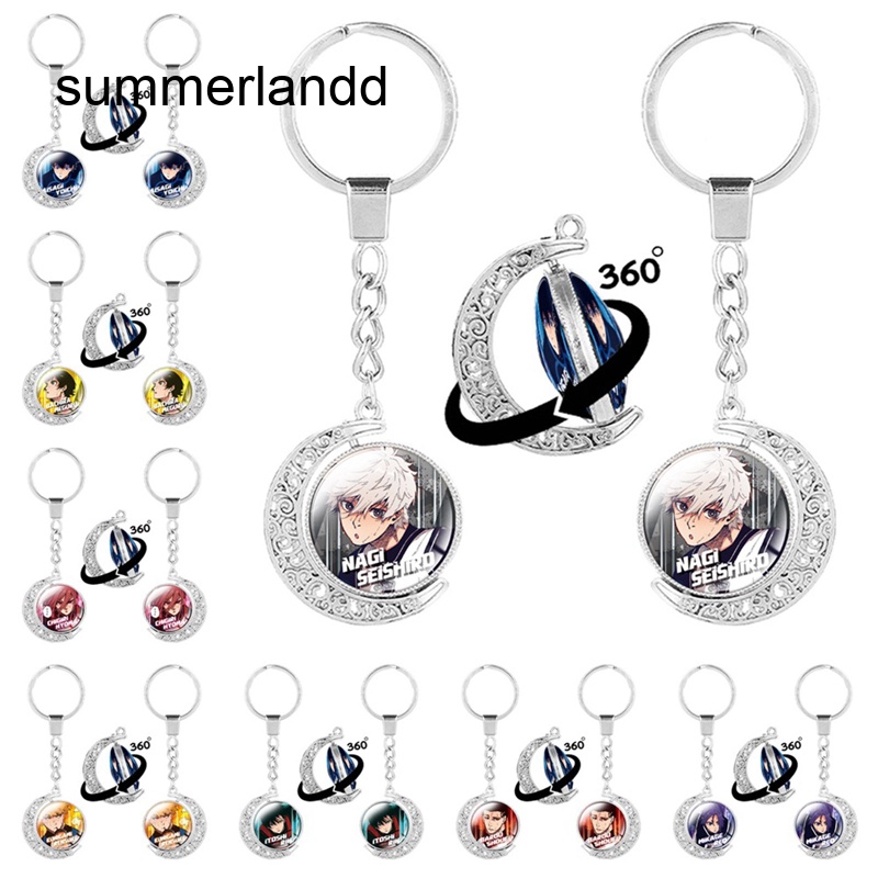 SL Anime BLUE LOCK Time Gem Double Sided Rotating Key Chain | Shopee ...