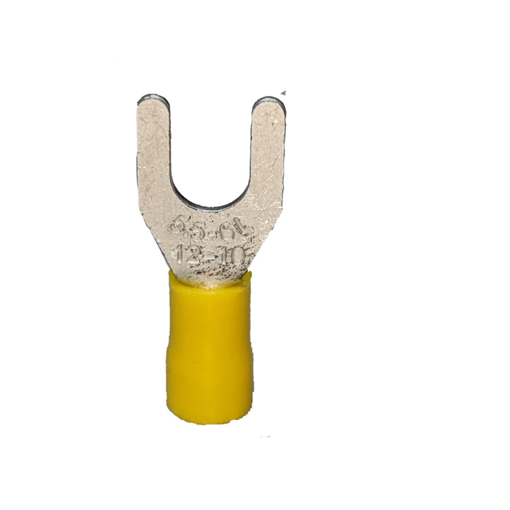 Grippes Terminal Lugs Y Type Yellow Insulation 5.5mm (5PCS + 5Pcs Free ...