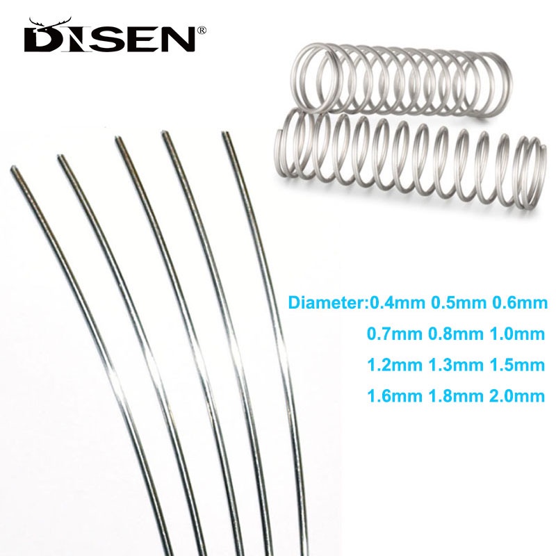 304 Stainless Steel Spring Steel Wire Single Strand Elastic DIY Craft ...