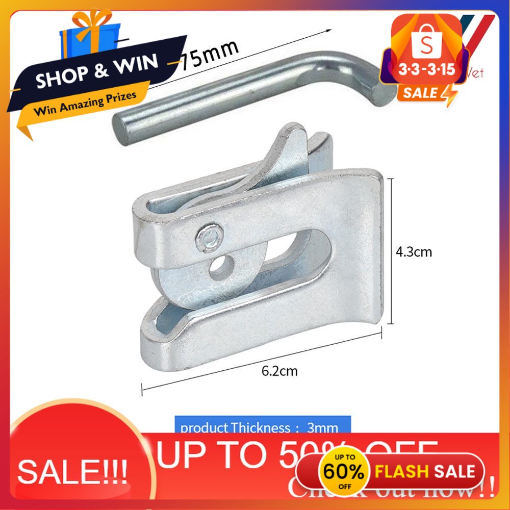 Galvanized Automatic Door Lock Cage lock for Pens Cages Pigs Piggery ...