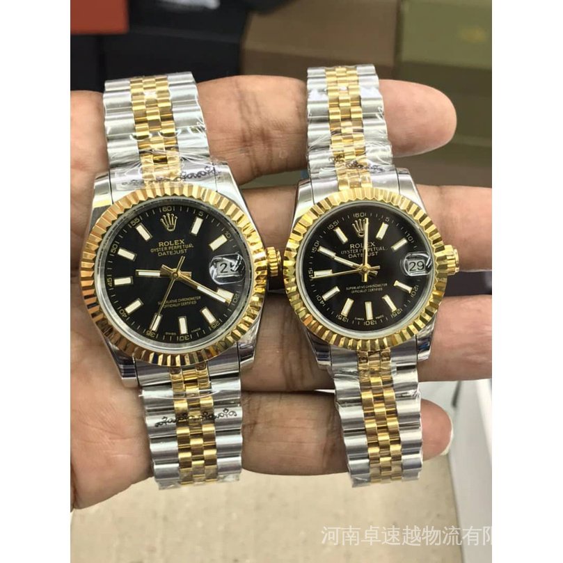 Rolex Watch Couple Chain Male Female Girl With Box Gift/Birthday ...
