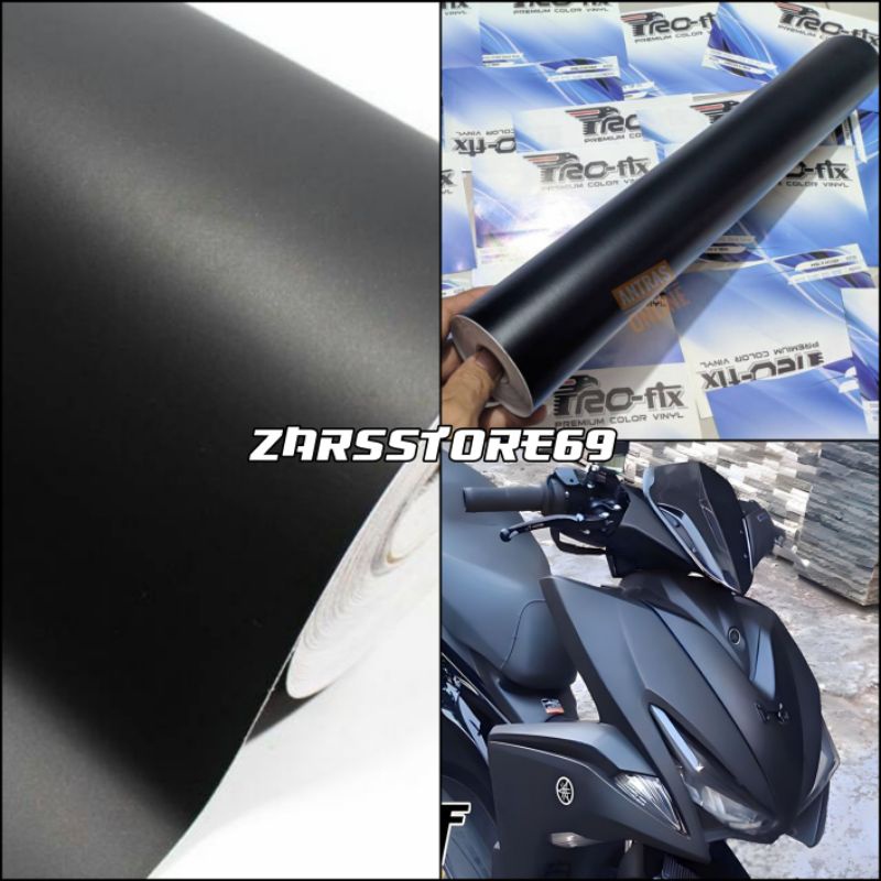 HITAM Sticker black doff black Matt sticker 1 ROLL - Car MotorcycleTe ...