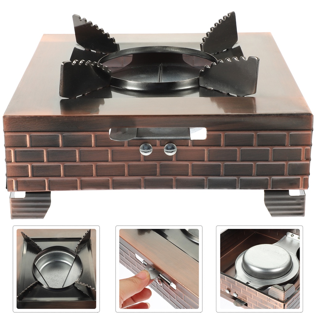 Portable Gas Burner Candle Stove Cooking Hot Pot Stove Multifunction ...