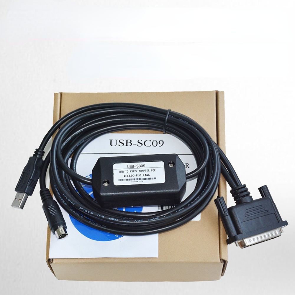 USB-SC09 PLC Communication Cable FX and A Series Programming Cable ...