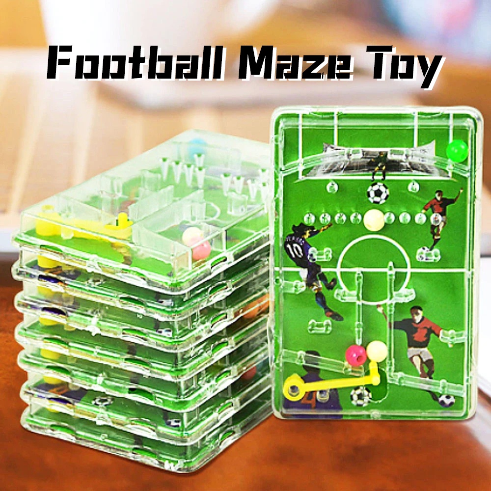 10PCS Interesting Football Maze Game Boys Girls Soccer Theme Finger Toy ...