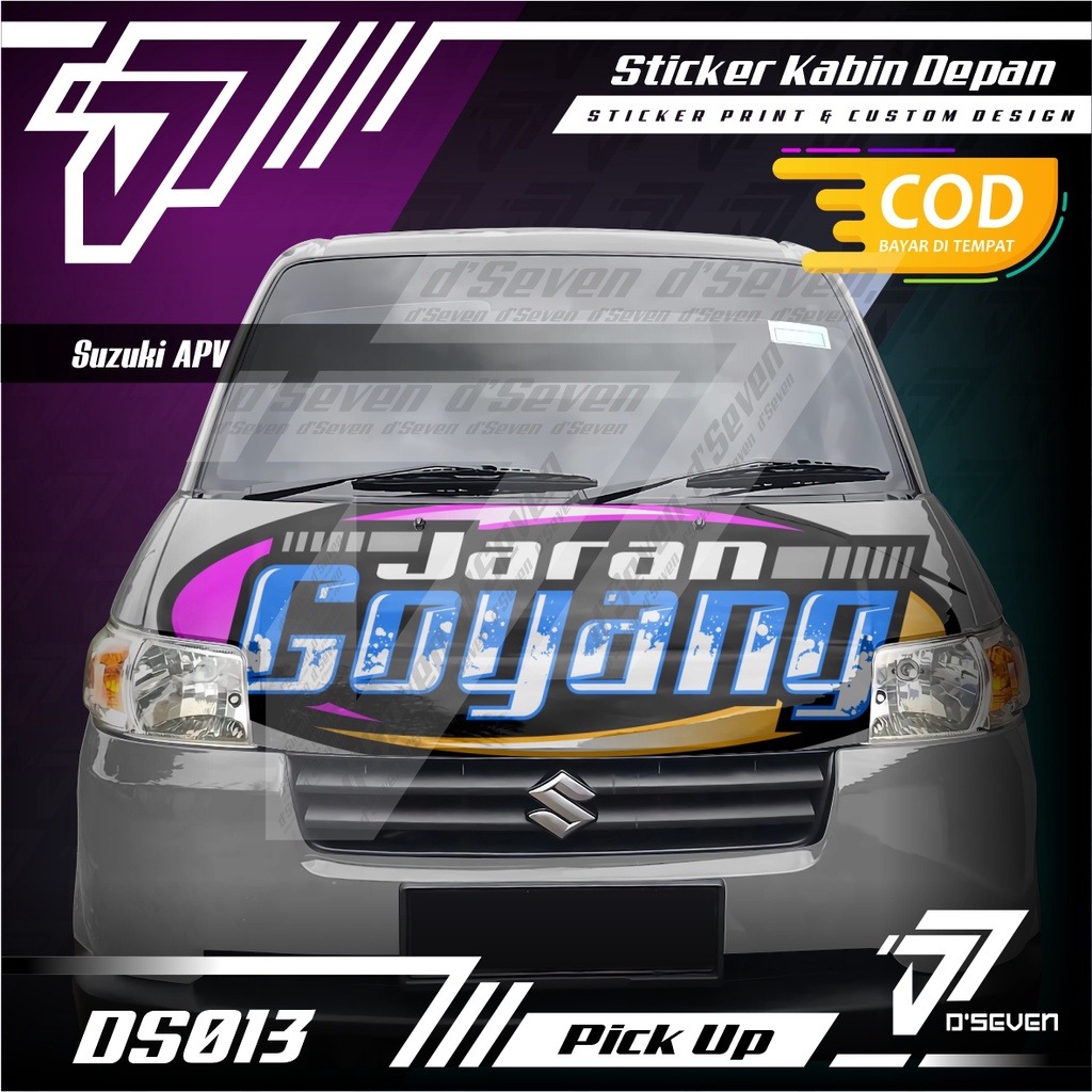 SUZUKI Pick Up Front Cabin Stickers APVSUZUKI, etc. JARAN GOYANG Can ...