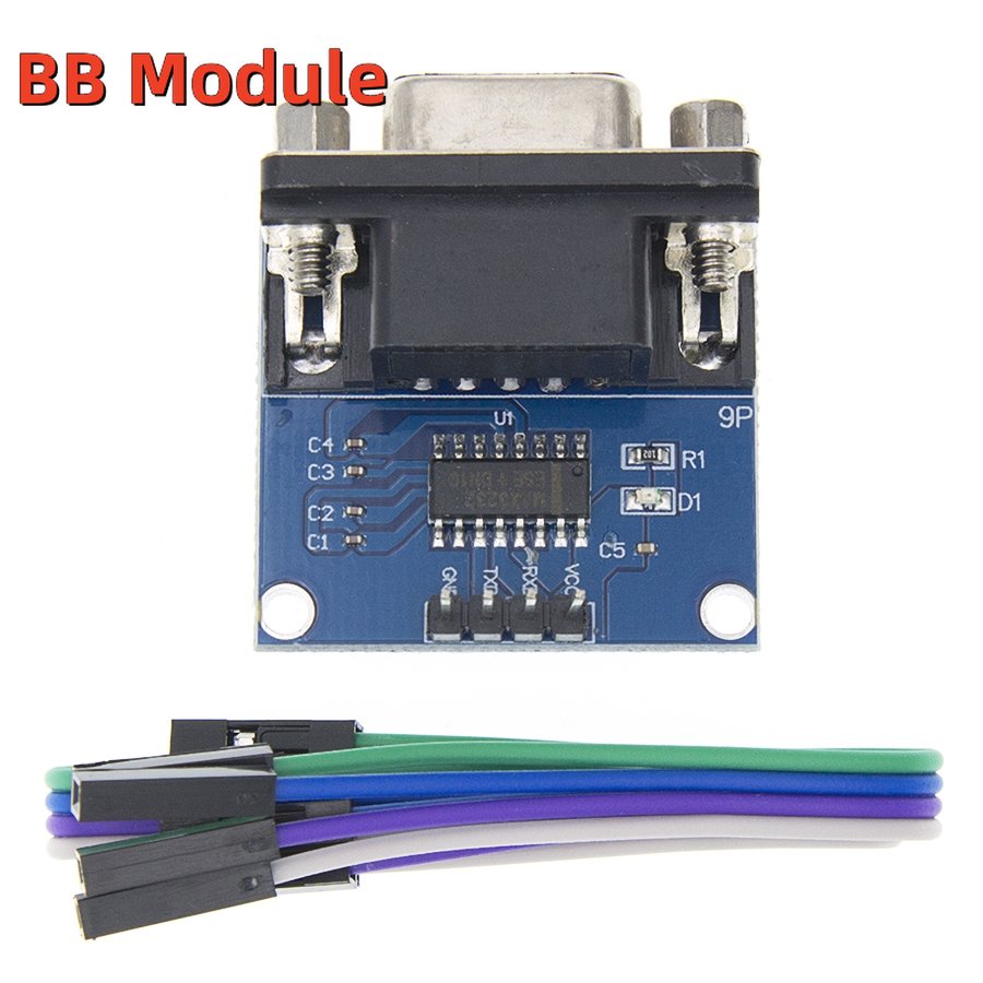 Max3232 Rs232 To Ttl Serial Port Converter Module Db9 Connector Max232