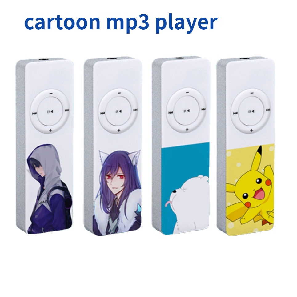 Multi-function MP3 Music Player Mini Cartoon Student Walkman Portable ...