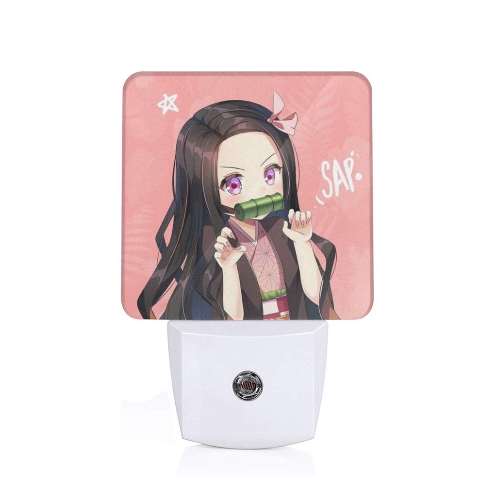 Demon Slayer Nezuko LED Night Light Lamp with Smart Sensor Dusk to Dawn ...