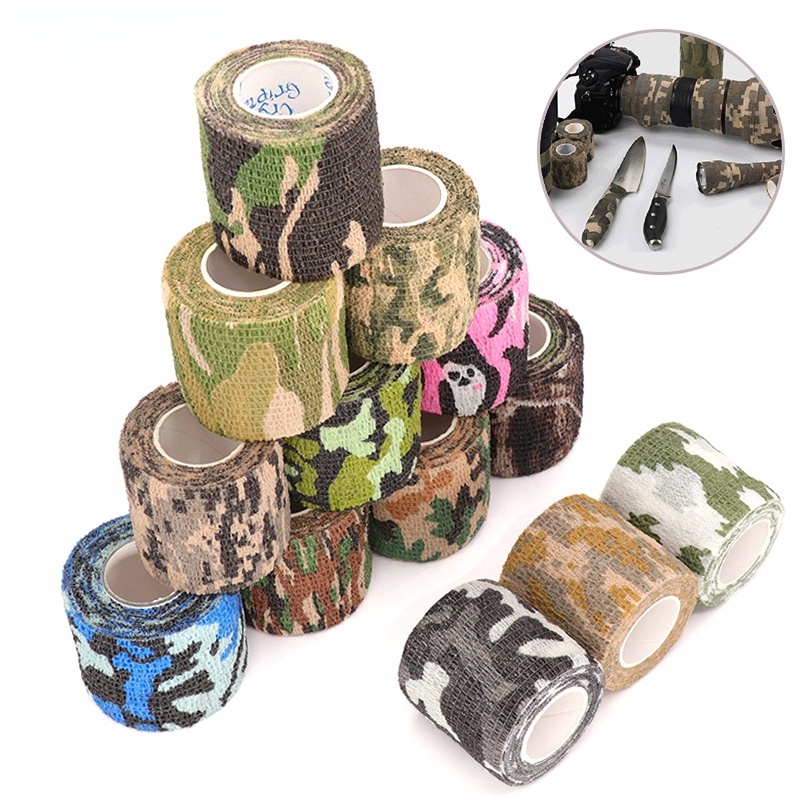 4.5m Disguise Elastoplast Camouflage Elastic Wrap Tape Self Adhesive ...