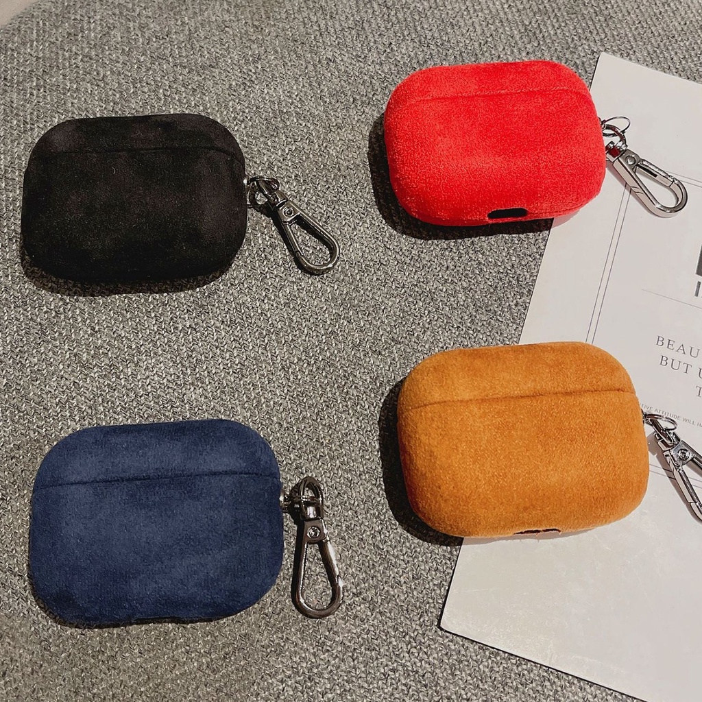 Flannelette Cloth Earphone Case for AirPods Pro 2 AirPods 4 3 2 1 ...