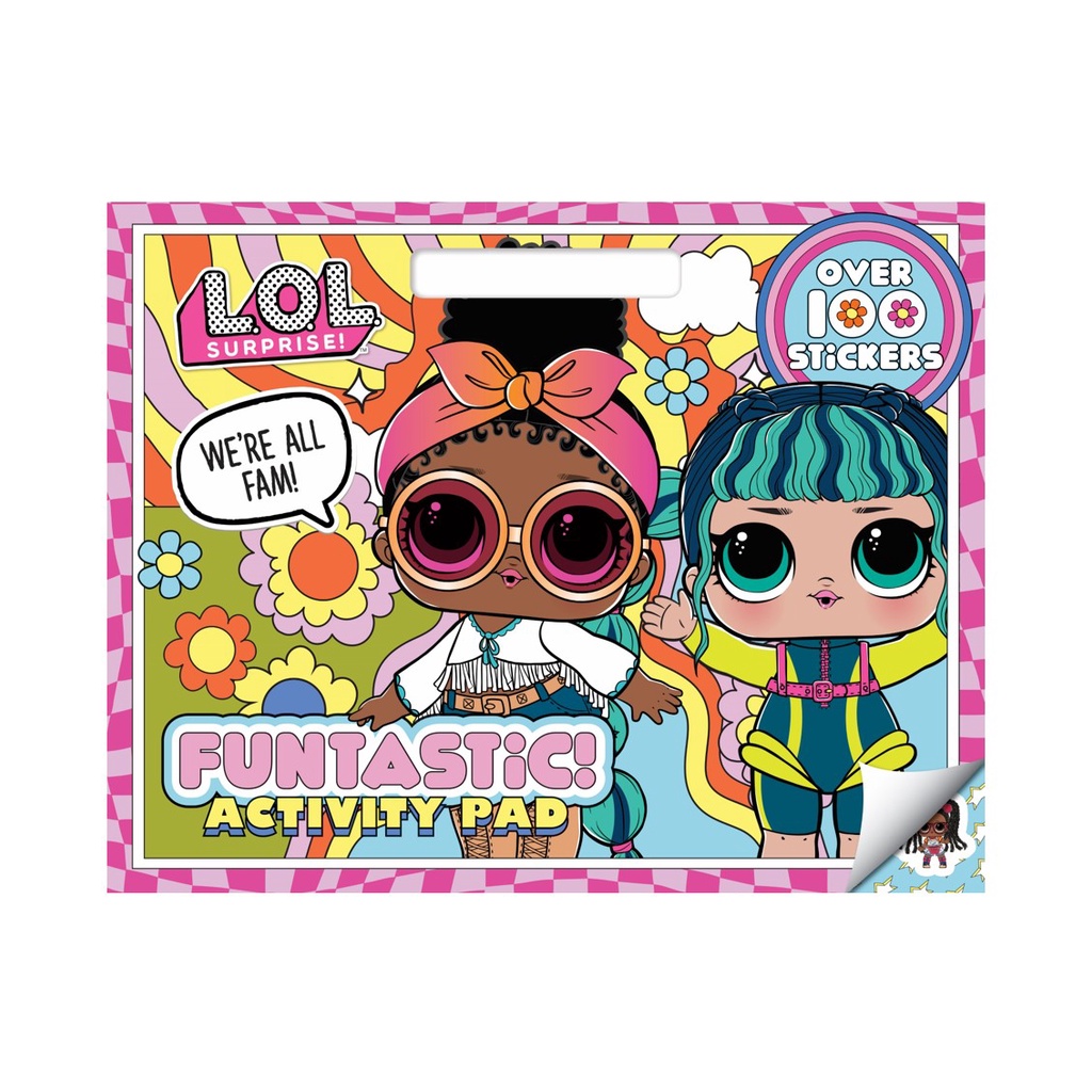 LOL Surprise Funtastic Giant Activity Book Pad To Color with Over 100 ...