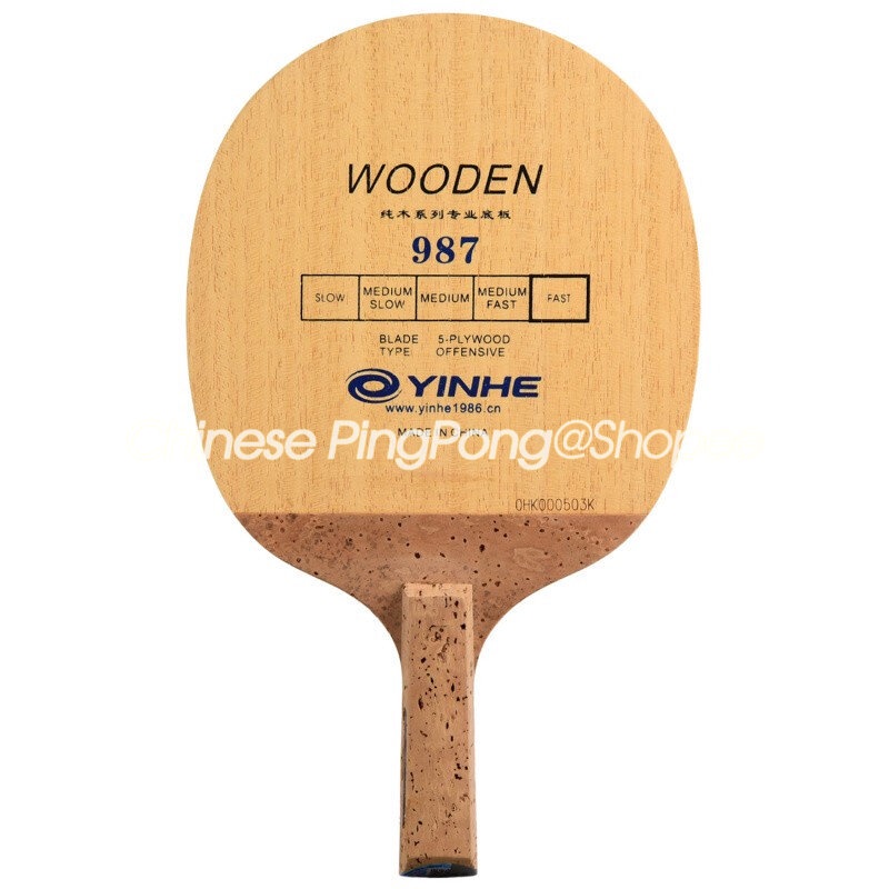 Original YINHE 987 Table Tennis Racket (Japanese Penhold) | Shopee ...