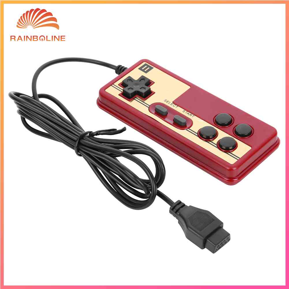 Rain Wired 8 Bit TV Red and White Machine Game Player Handle Gampad ...