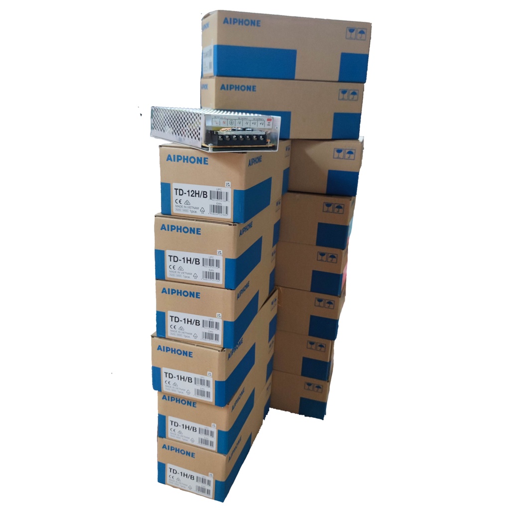 AIPHONE 12 Station Intercom 1 Master 12 Sub Unit with 12V 10A Power ...