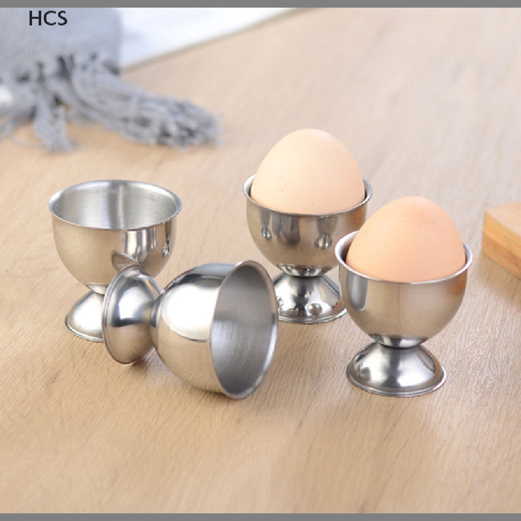 HCS Stainless Steel Boiled Egg Cups Stand Rack Eggs Holder Egg Holder ...