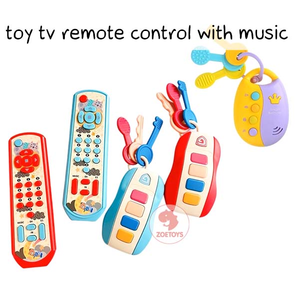 Zoetoys Children Car Key Toys TV Remote Control With Music | Baby Toy ...