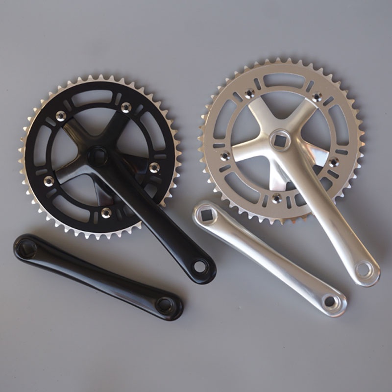 Fixed Gear 130bcd Bike Crankset Square Hole Racing Retro Single Speed ...