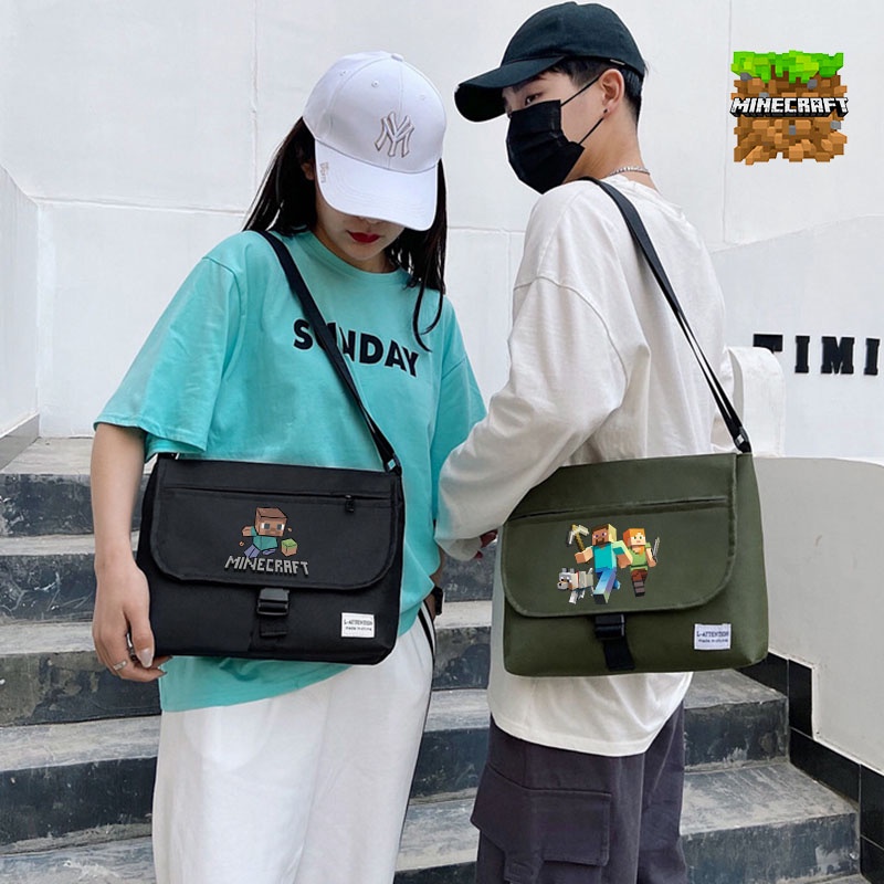 Anime Minecraft Shoulder Bag Sling Bag Crossbody Bag Birthday Gift ...