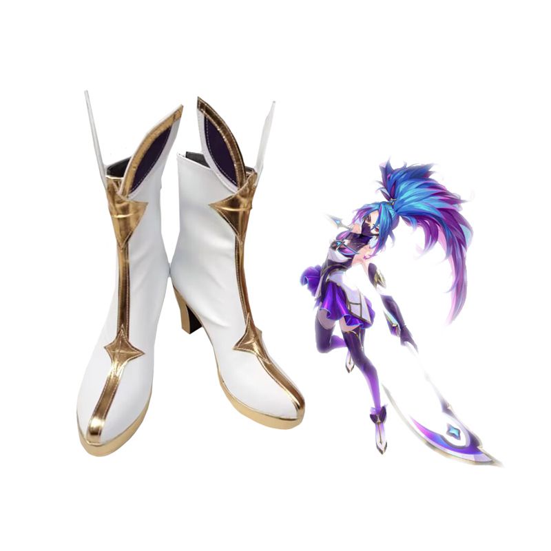 KDA Akali Cosplay Shoes LOL AKALI Cosplay Women Shoes Game LOL K/DA ...