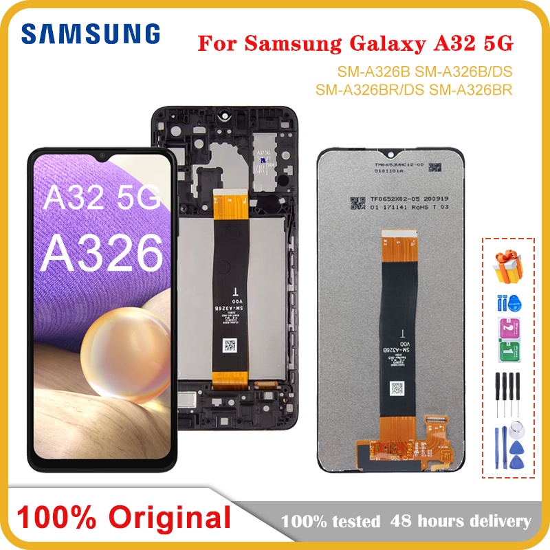 6.5"; Original LCD For Samsung Galaxy A32 5G A326 LCD with frame Touch ...