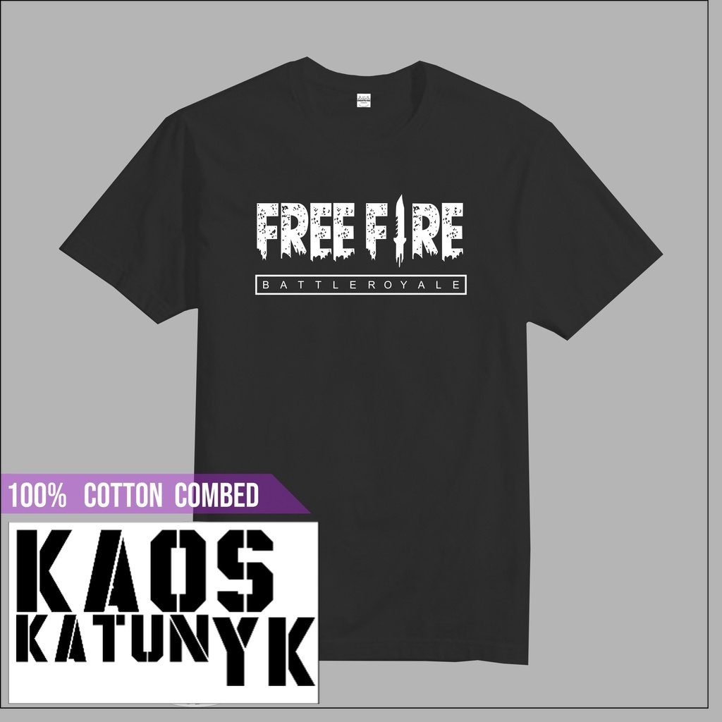 Free fire logo gamer distro T-Shirt | Shopee Philippines