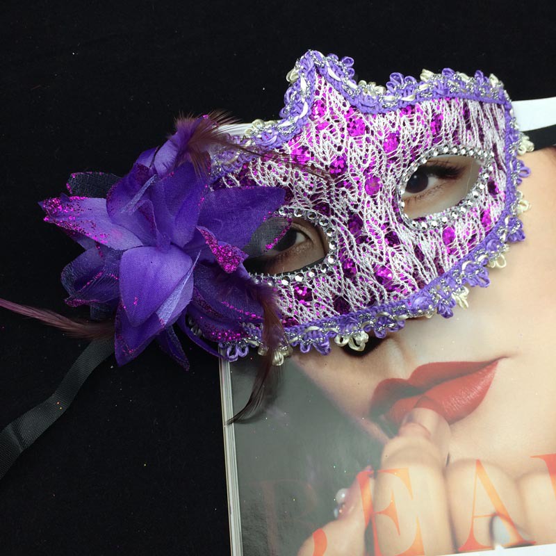 Lace Mask Masquerade Mask Half Face Masquerade Mask For Halloween Fancy ...