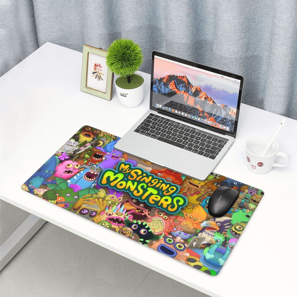 My Singing Monsters Mouse Pad 40*75cm(16*30in),Large Mouse Pad With Non ...