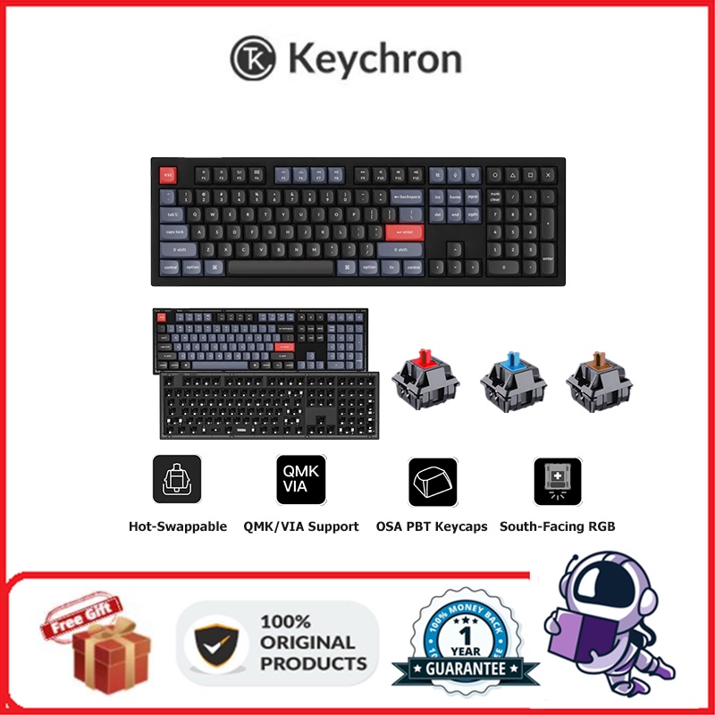 Keychron V6 QMK Custom Mechanical Keyboard | Shopee Philippines