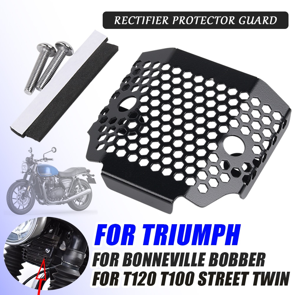 Motorcycle Rectifier Grille Guard Protector Radiator Grill Cover For ...
