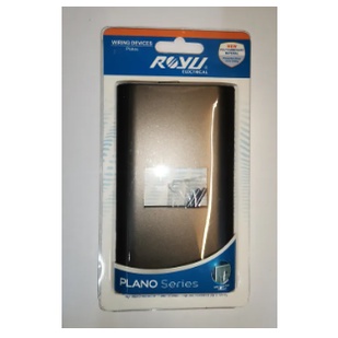 Royu 1 Gang Faceplate Dark Gray Plate Only - RMP1/DG | Shopee Philippines