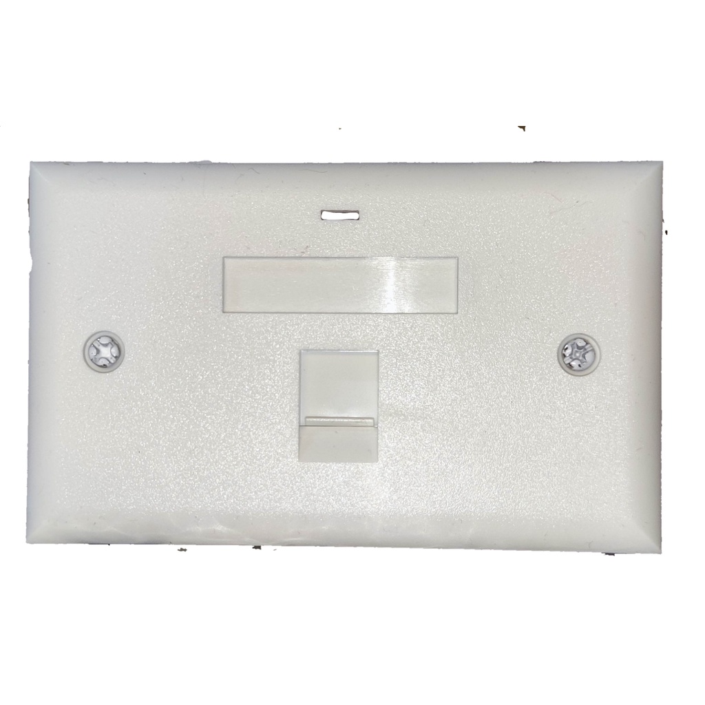 Belkin 1 Gang CAT 6 LAN Outlet with Plate, LAN I/O 1 Gang - BELKIN ...