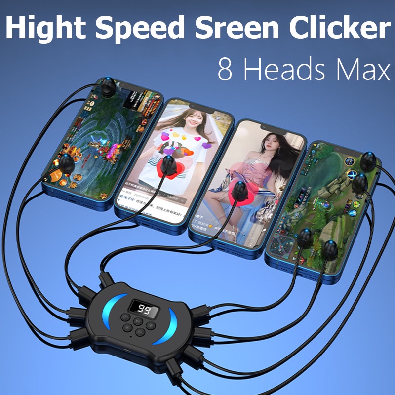 Auto Screen Clicker tiktok like tap smart speed adjustment Phone Pad ...