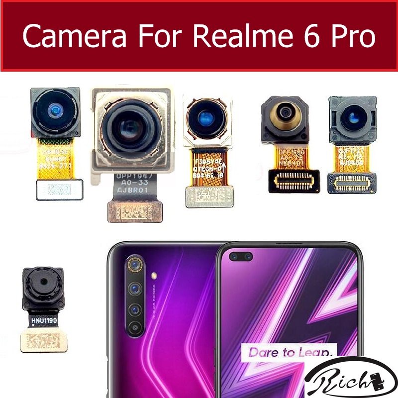 For OPPO Realme 6 Pro 6Pro Rear Front Facing Camera Mini Front Main Back Ultrawide Module Camera ...